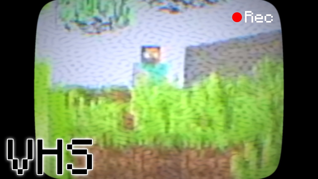 Minecraft VHS Mini Horror Series 2/2 -The White Eyed One - YouTube