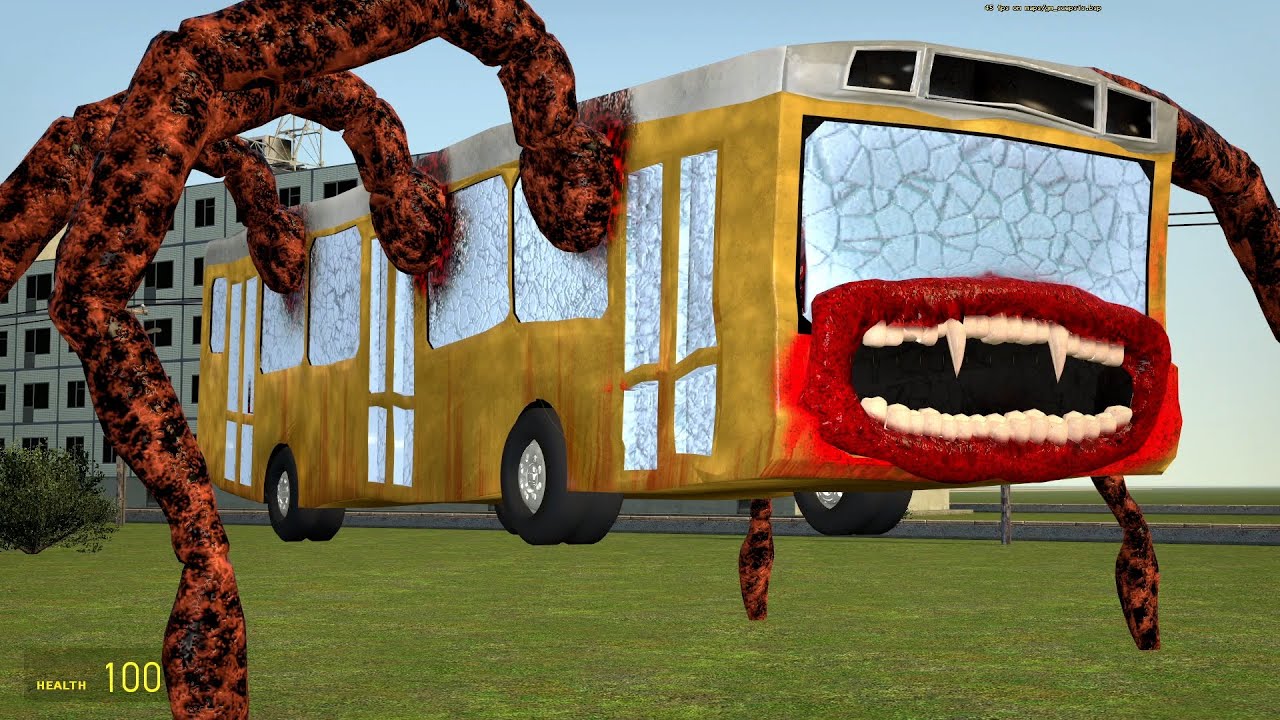 too realistic GOLDEN BUS turned into too realistic GOLDEN BUS EATER monster - YouTube