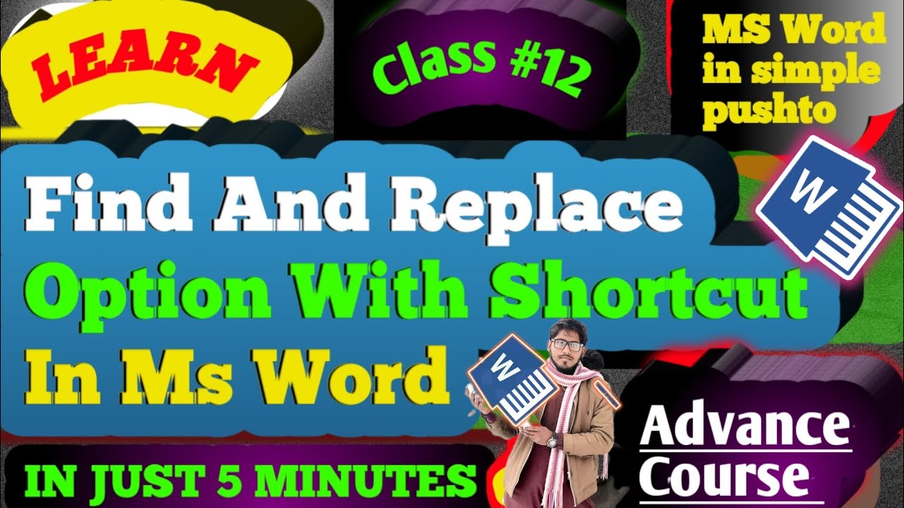 How To Use Find And Replace Option In Ms Word 2016 | Ms word Mai Word ...
