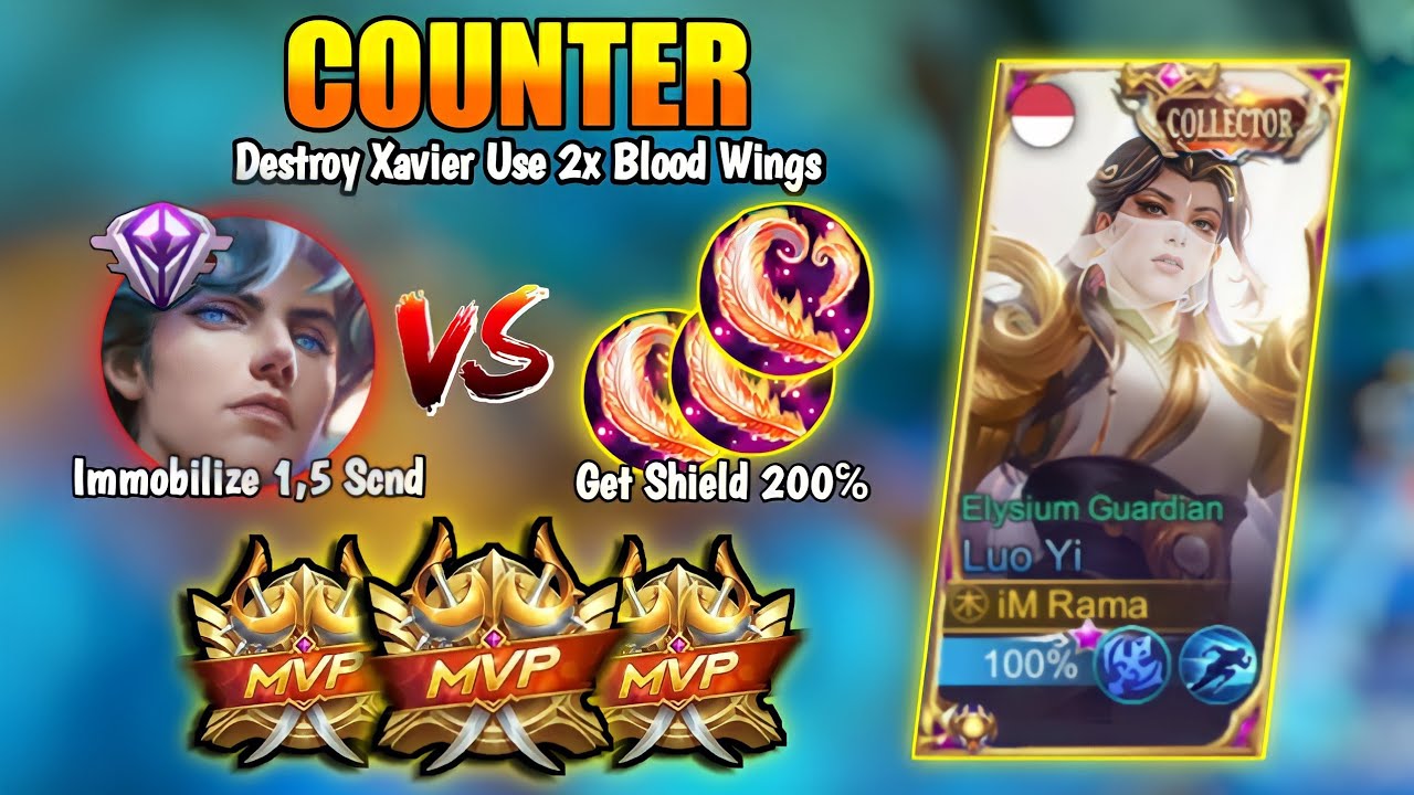 Luo Yi Counter Natural Xavier Here's How | Luo Yi Best Build Top 1 ...