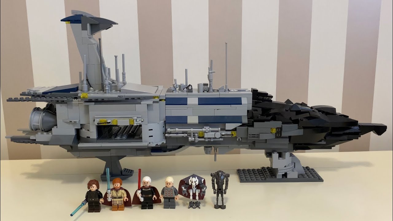 Lego Star Wars Invisible Hand MOC Review (Незримая Длань из ЛЕГО) - YouTube