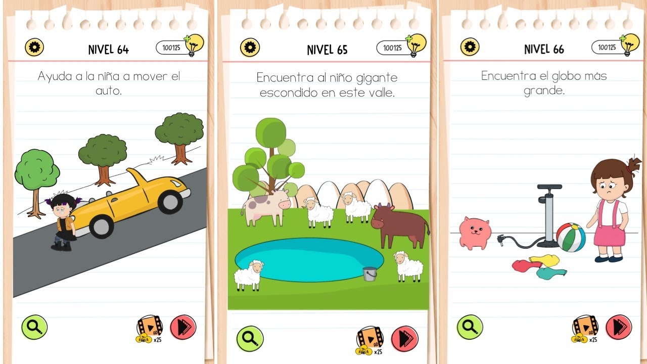 Brain Test 5 All-Star: IQ Boost - Nivel 64, 65, 66 Solución - YouTube