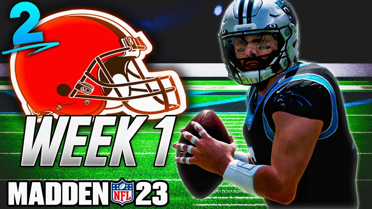 Baker Mayfield's Browns Revenge Game -- Week 1 | Madden 23 Carolina ...