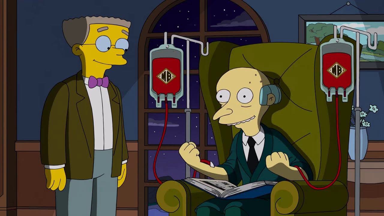 Simpsons: Vampires Elites Drinking Blood - YouTube