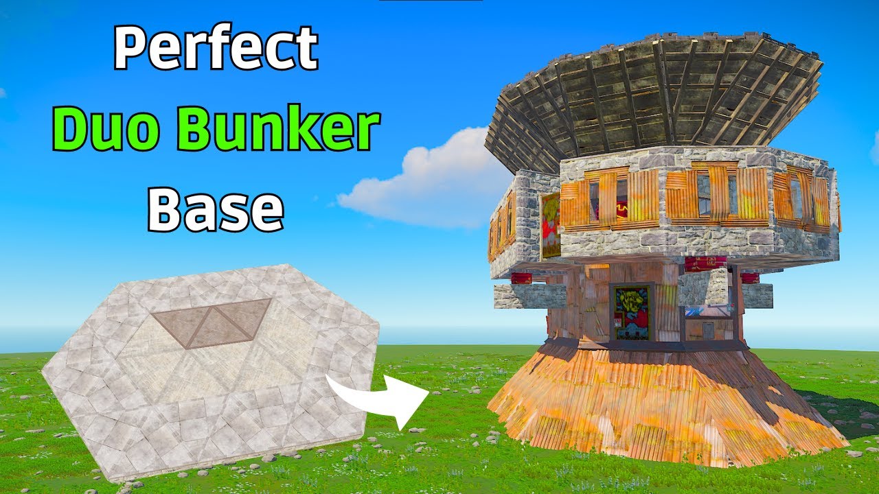 *NEW* Oval Bunker DESIGN - Rust Base Design (2024) - YouTube