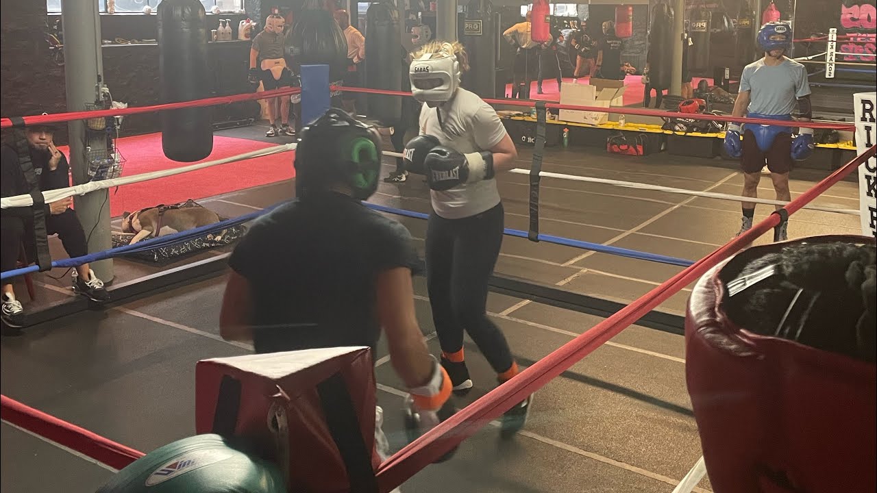 Any Female boxer looking for some competitive sparring hit up Rick ...