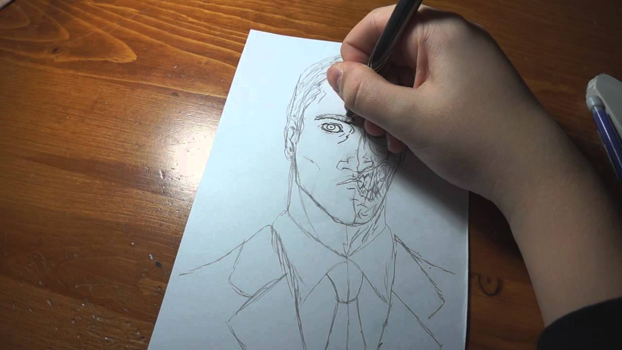 drawing two face - YouTube