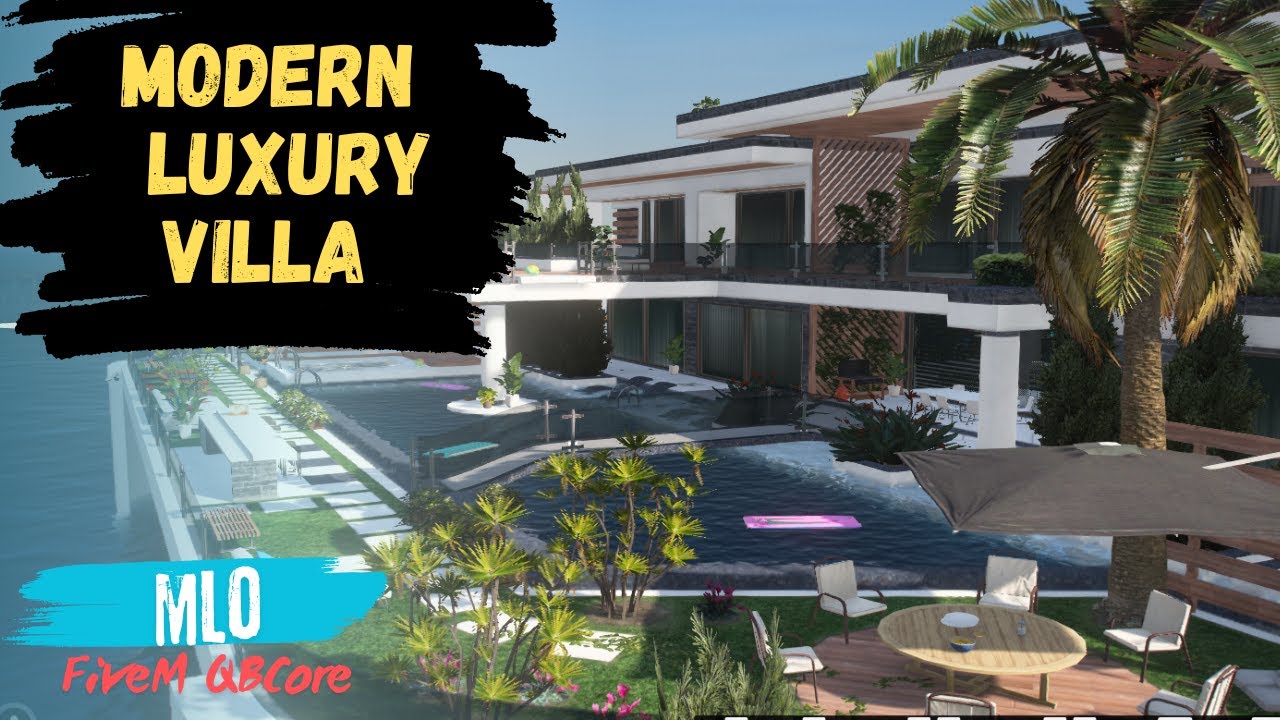 Modern Luxury Villa | Mansion Villa MLO | GTAV FiveM | YMAP - YouTube