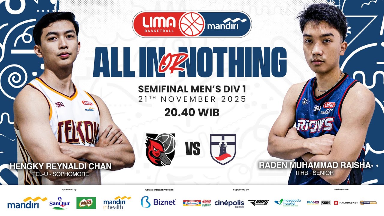 TEL-U vs ITHB | Semifinal Men's Division 1 | Bandung I Nov 21 - YouTube