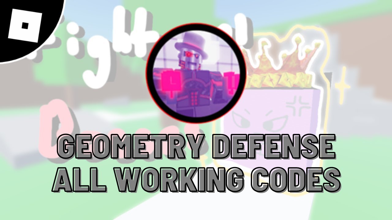 all working codes in Geometry Defense roblox - YouTube