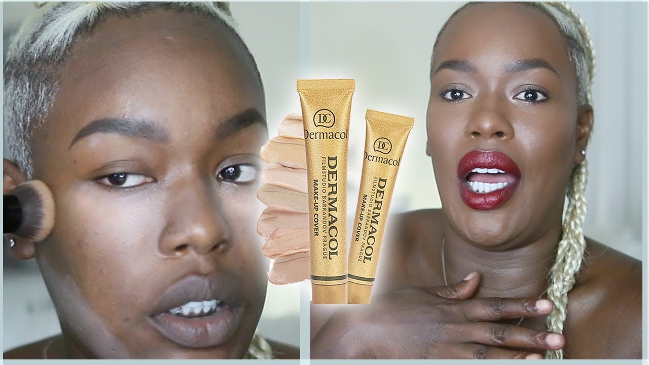 WTF?!? DERMACOL for DARK SKIN!??!? Dermacol review + Demo - YouTube