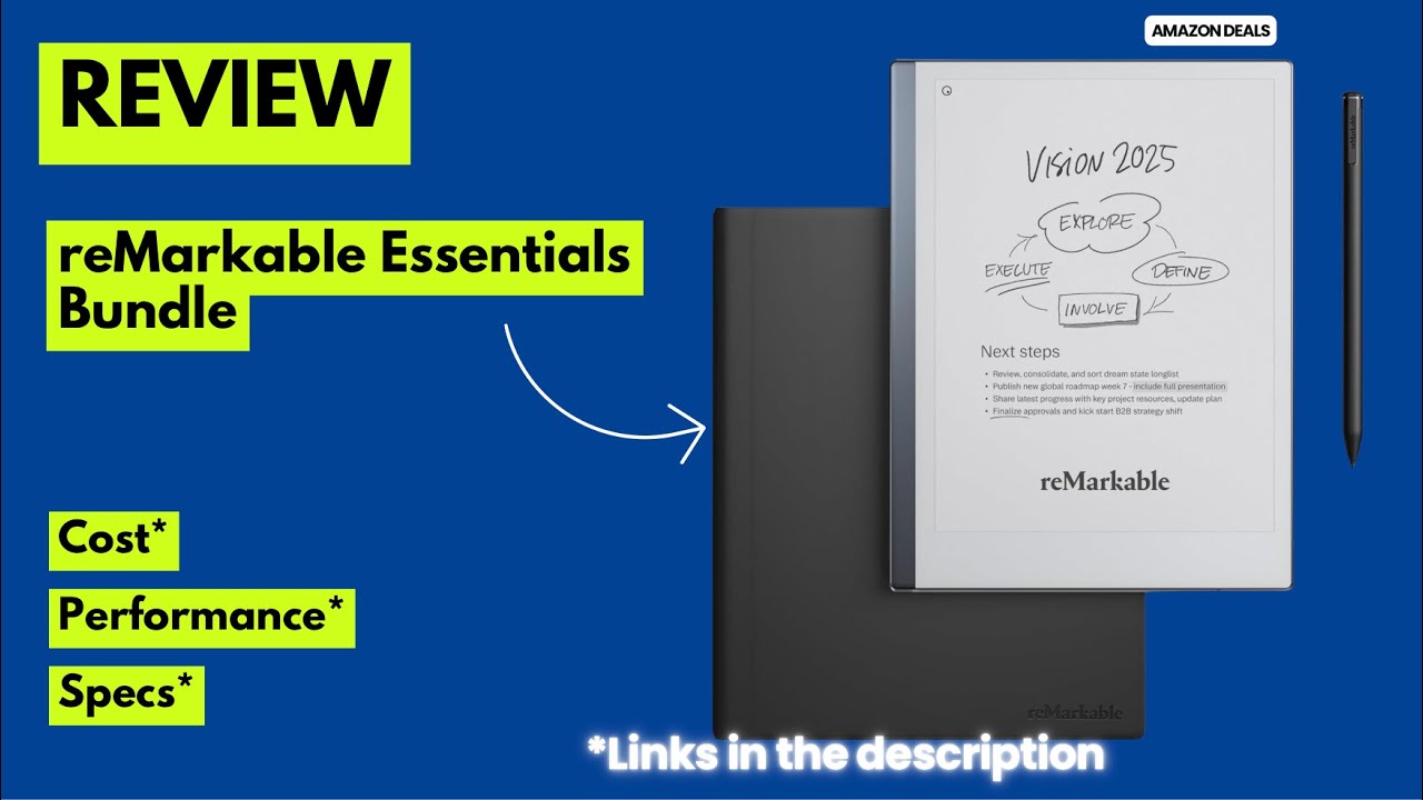 reMarkable Essentials Bundle Review – Best Digital Paper Tablet for ...