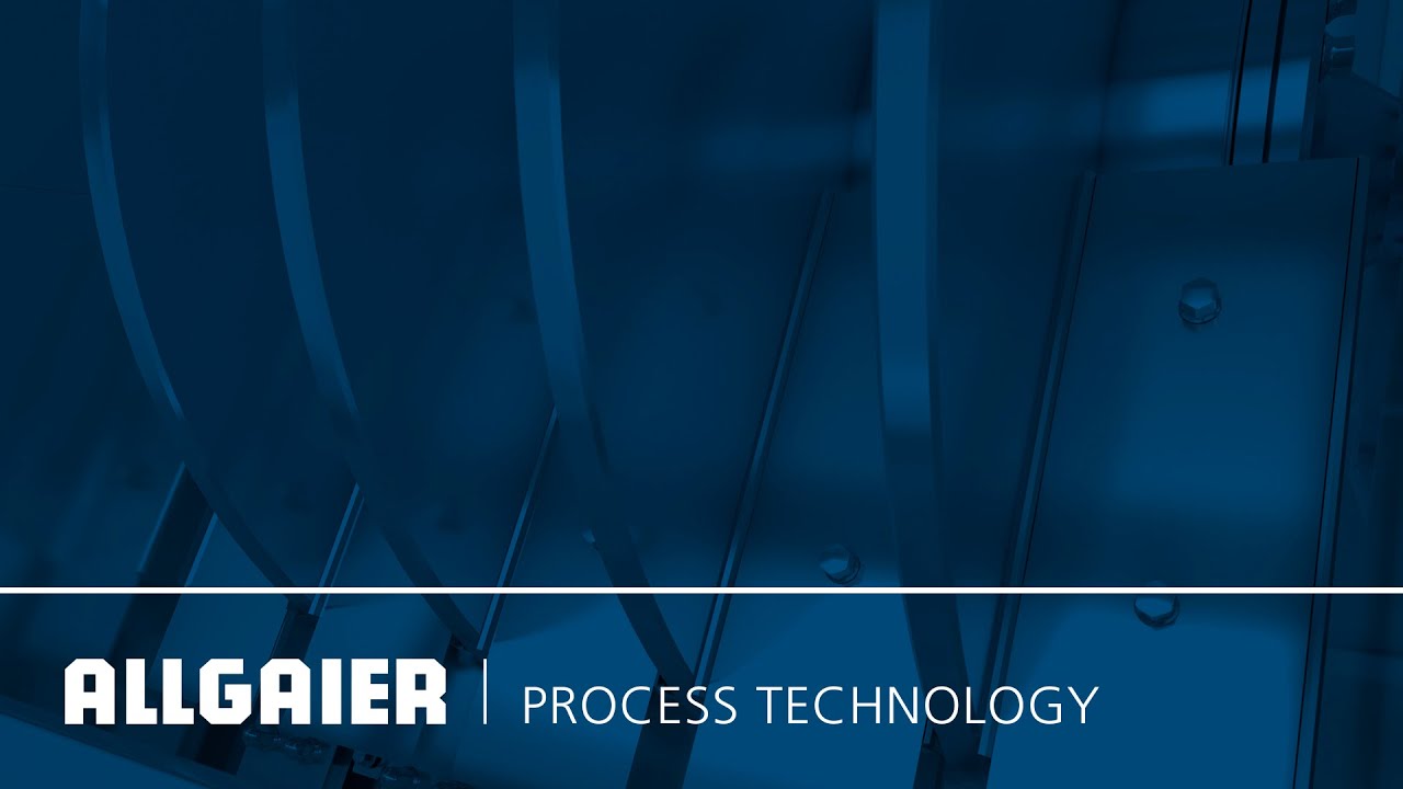Allgaier Process Technology | Digital Press Conference CDry food - YouTube