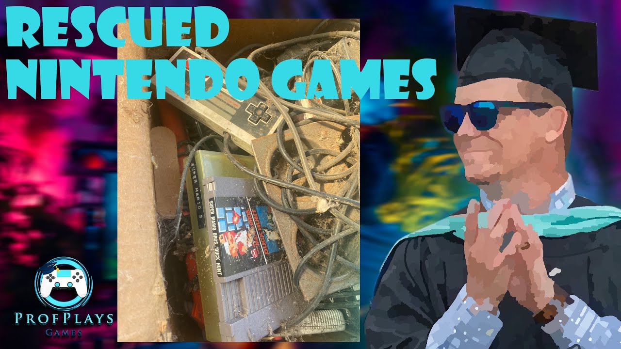 Nintendo Games Rescued From Mom's House - YouTube