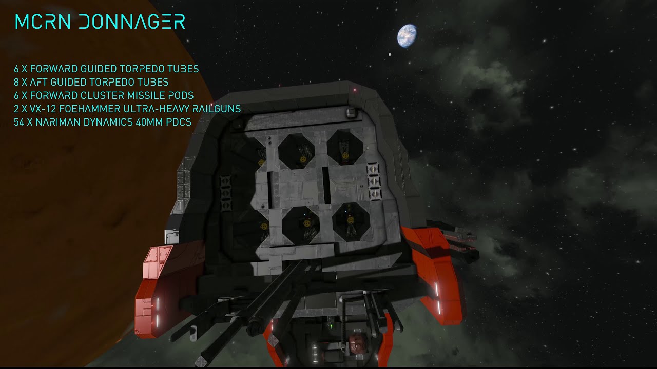 MCRN Donnager Weapons Demo - YouTube