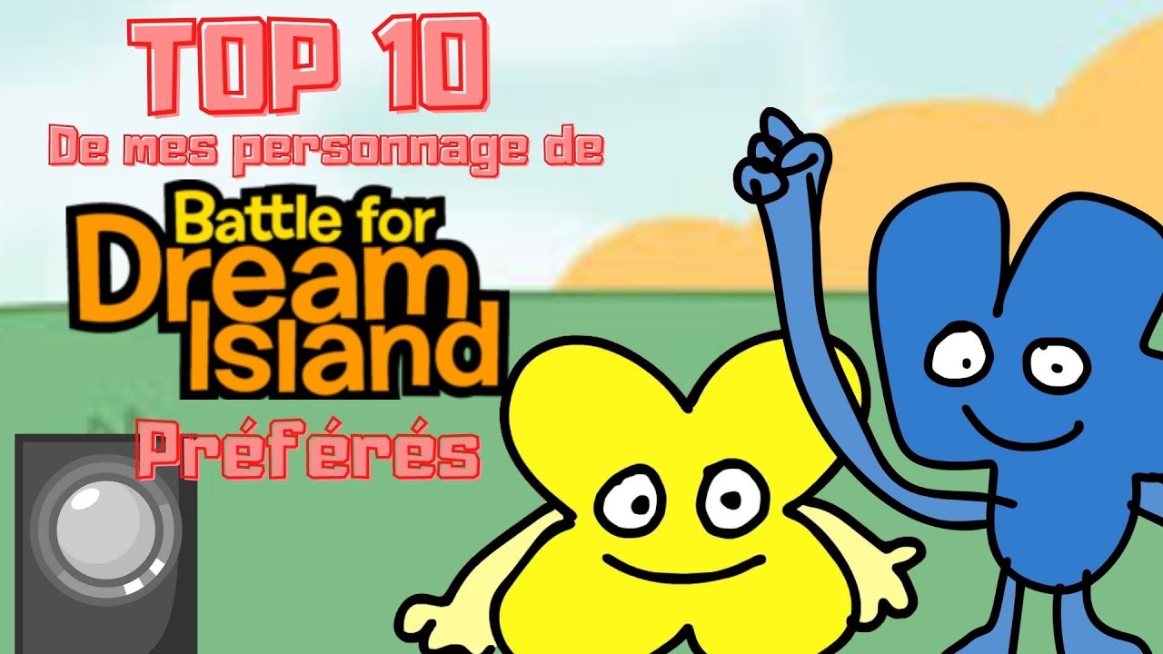 Top 10 de mes personnages préférés de BFDI - YouTube