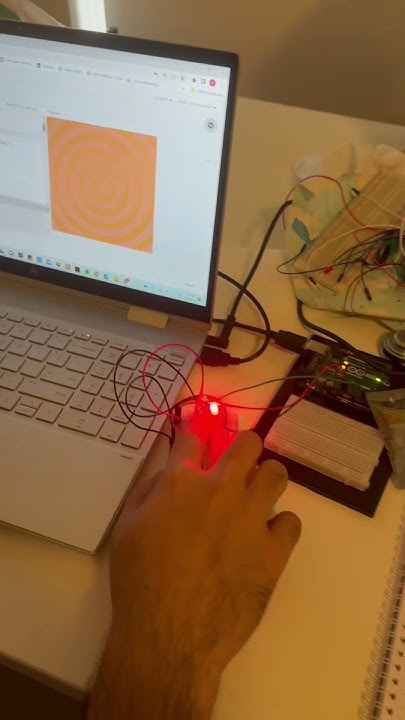 Sound visualizing music instrument with Arduino and P5js - YouTube