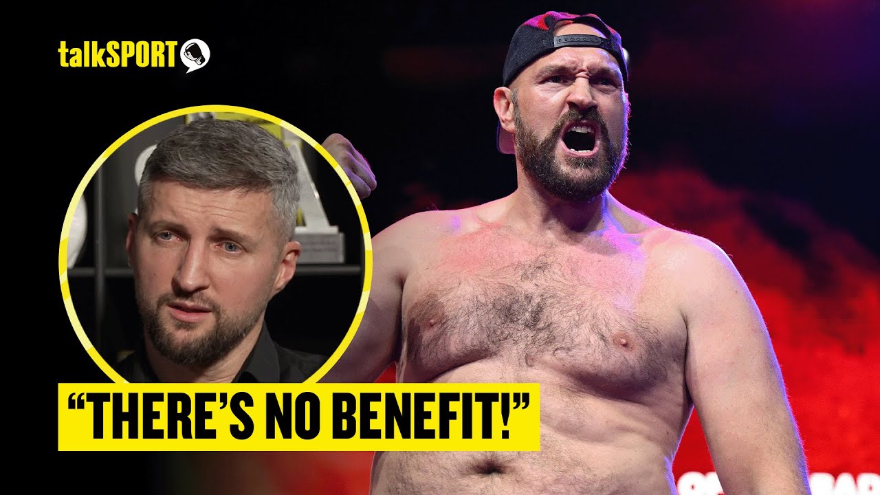 THAT WEIGHT DON'T HELP FURY! 😳 Carl Froch backs Usyk to beat Tyson Fury ...