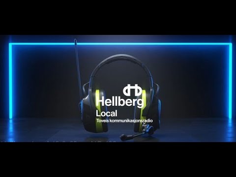 Hellberg Local 446 - hørselvern med innebygd kommunikasjonsradio - YouTube