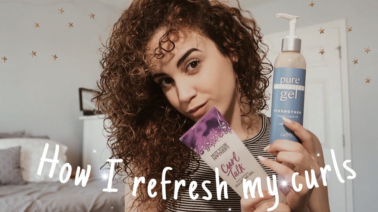 How I refresh my curls with curlmix - YouTube
