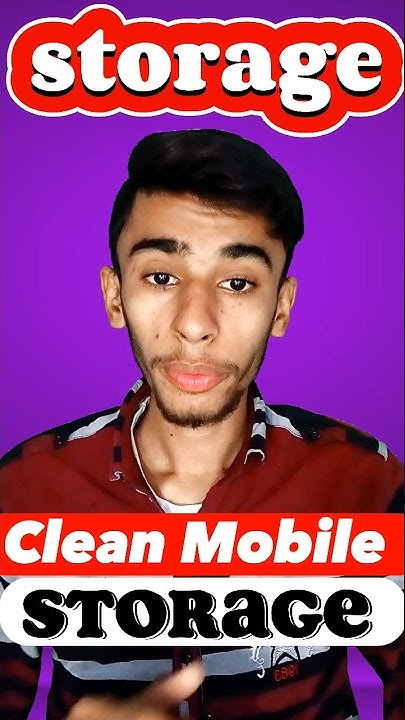 Clean Your mobile Storage #shorts - YouTube