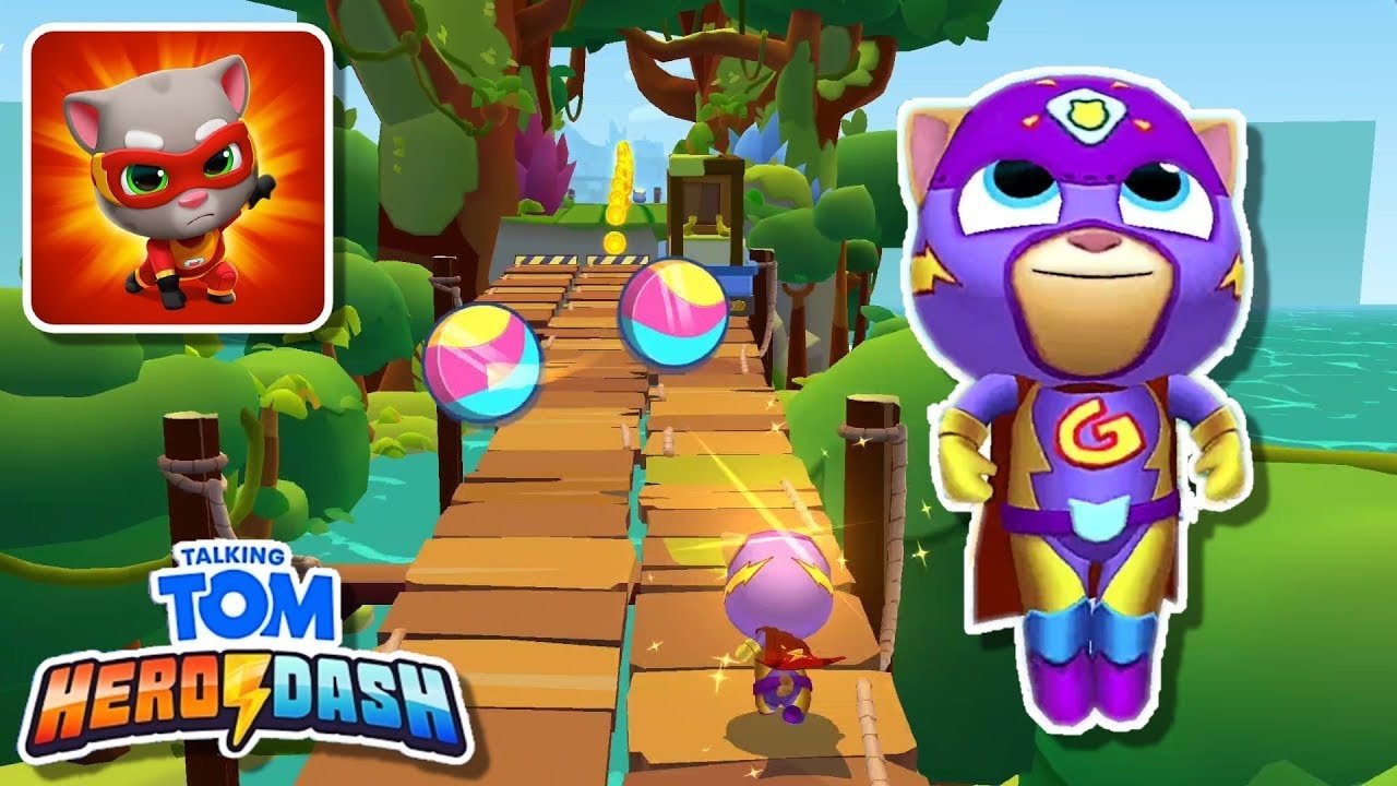 💥🎮 Mikey GINGER Talking Tom Hero Dash Android iOS moment #games - YouTube