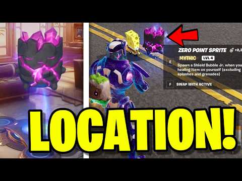 HOW TO GET THE ZERO POINT SPRITE LOCATION RIGHT NOW! (WHERE TO FIND ZERO POINT SPRITE)
