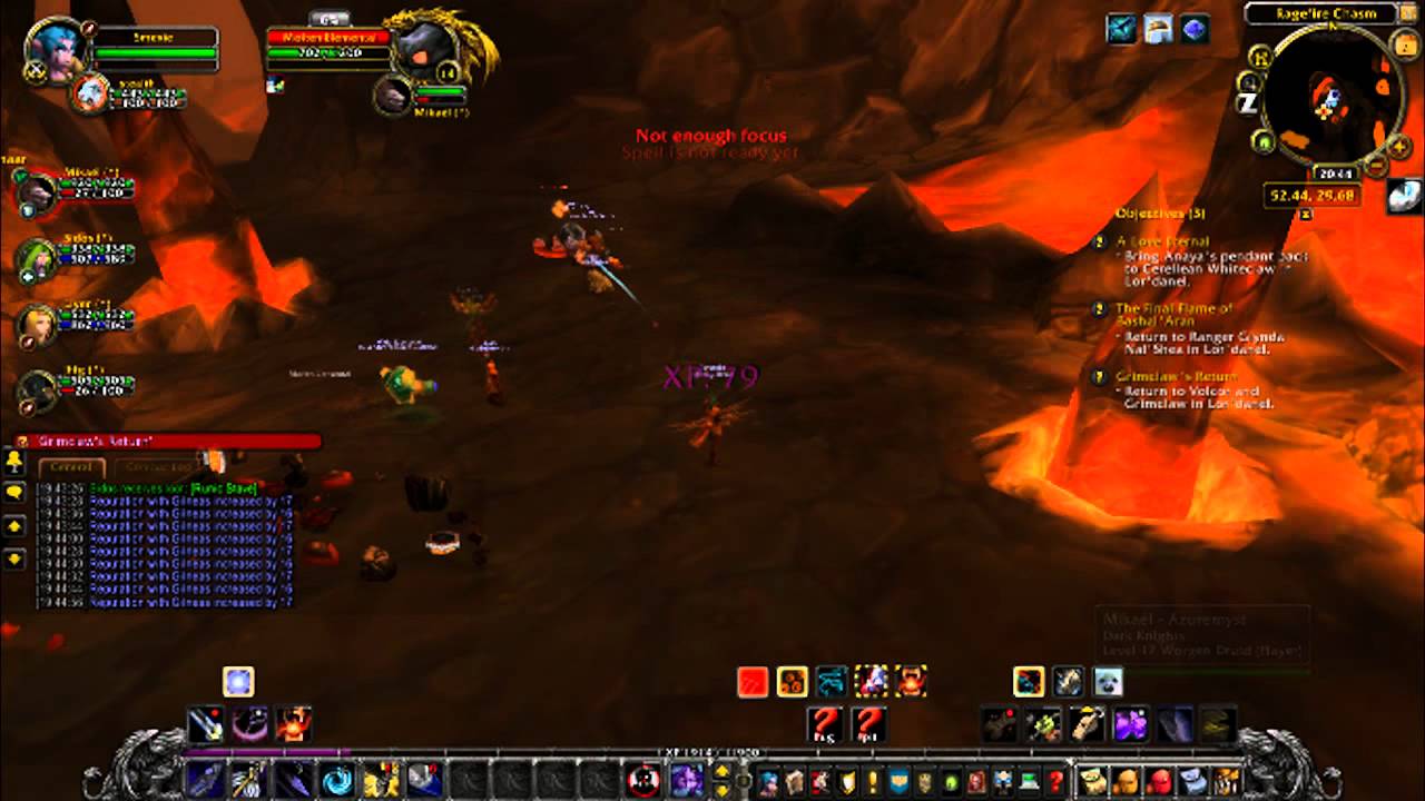 Wow Ragefire chasm dungeon run - YouTube