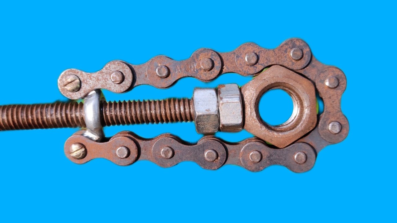 How To Make Chain Wrench DIY Tools || Woodworking Tips & Hacks - YouTube