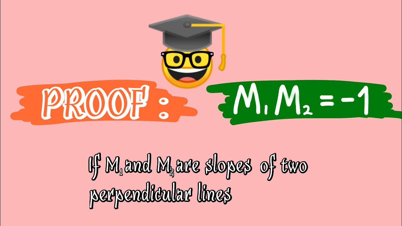 How to prove that m1×m2=-1 (gradient of perpendicular lines) - YouTube