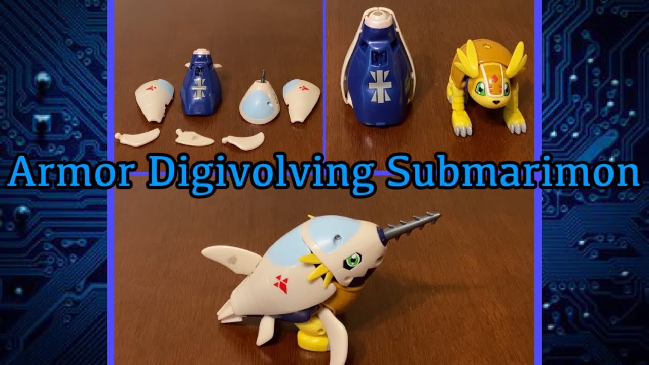 Armor Digivolving Submarimon “Review” (Jap. Ver.) - YouTube