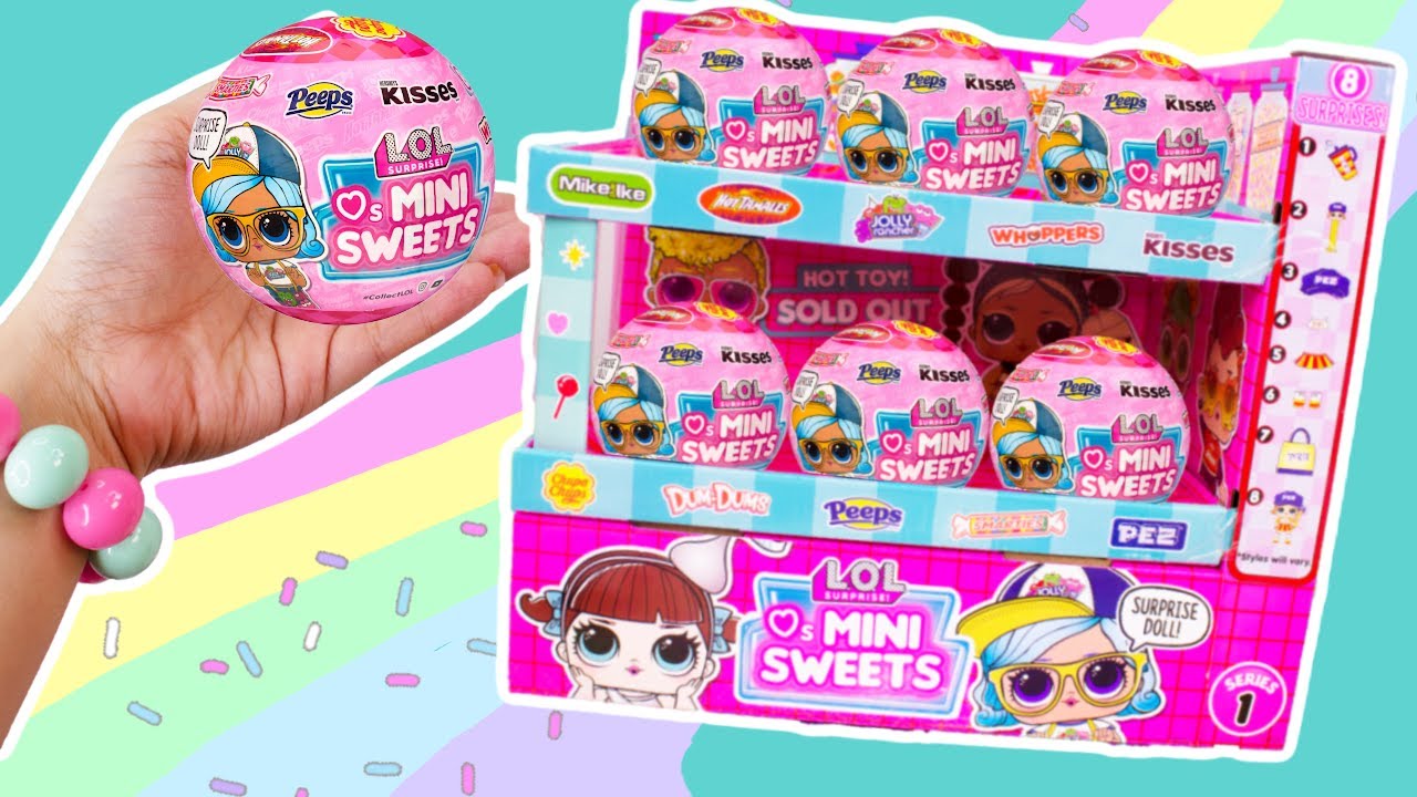 LOL Surprise Mini Sweets Smaller Balls Full Case Unboxing! Candy Brands ...