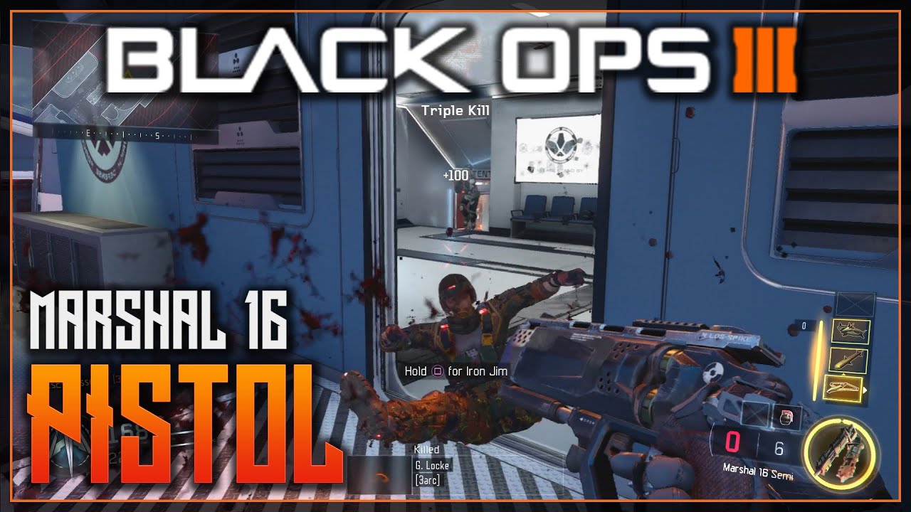 Black Ops 3 - NEW "MARSHAL 16" SHOTGUN PISTOL GAMEPLAY! - NEW PISTOL ...