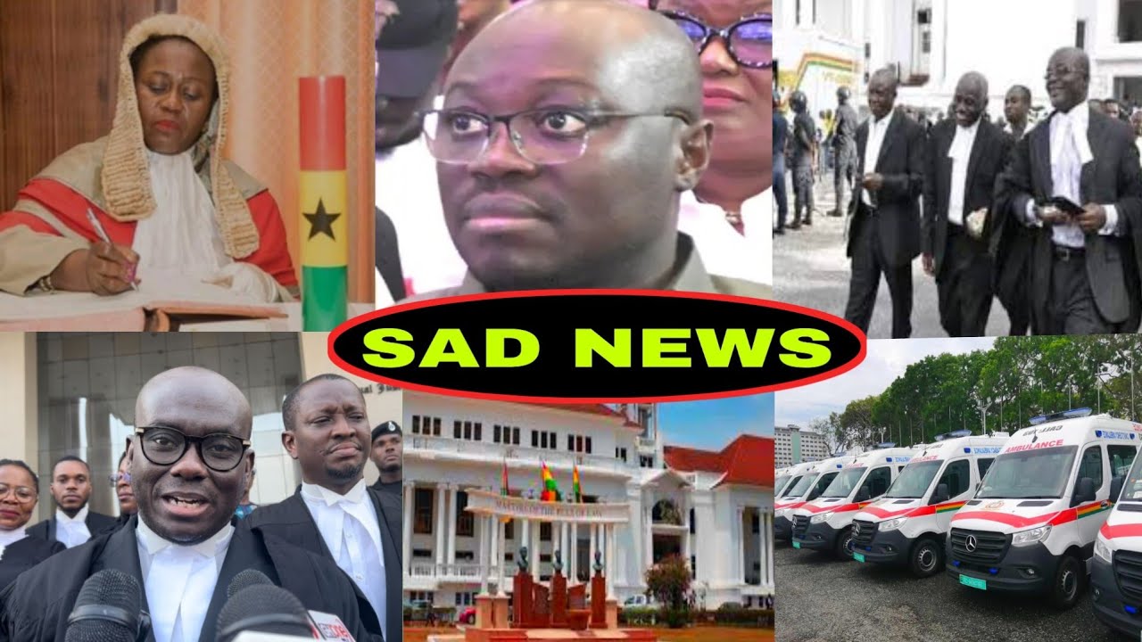 ßreaks..*Ato Forson arrives at court with lawyers..*Tsikata gets săd ...