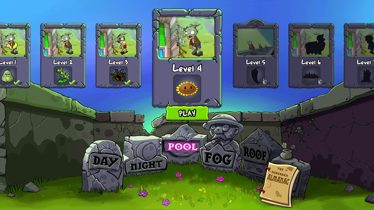 Plants vs Zombies Pool party day 3 and 4 - YouTube