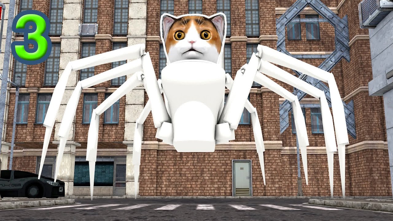 skibidi cat spider 3 - YouTube