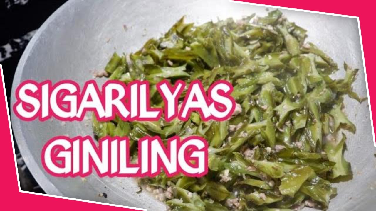 Ginisang Sigarilyas with Giniling Winged Beans with Ground Pork - YouTube
