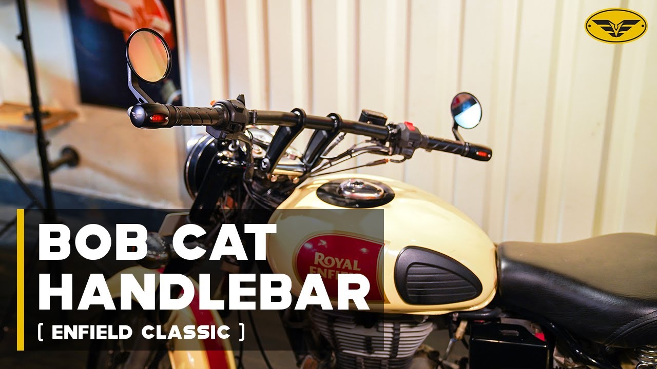 Bobcat Handle bar for the Enfield Classic. Vardenchi Exclusive Parts ...