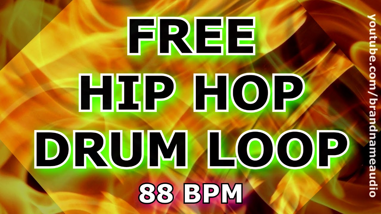 Royalty FREE Hip Hop Drum Beat 88 BPM - YouTube