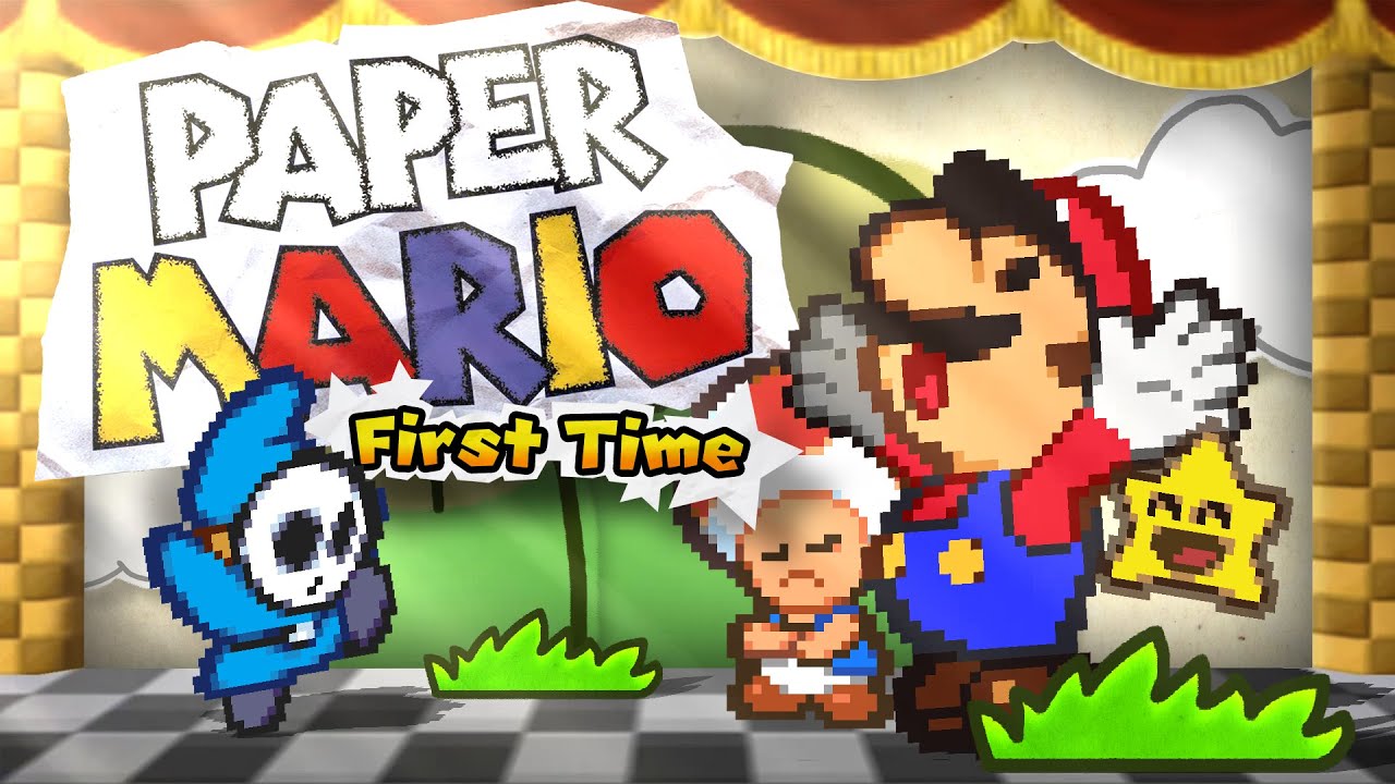 A Timeless Classic?【 PAPER MARIO 64 】 Part 1 | Blind Gameplay Reaction ...