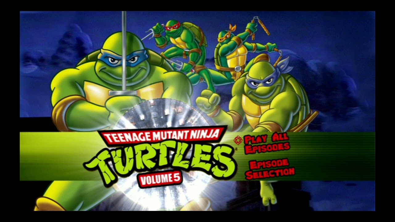 Teenage Mutant Ninja Turtles, vol 5 DVD Menu - YouTube