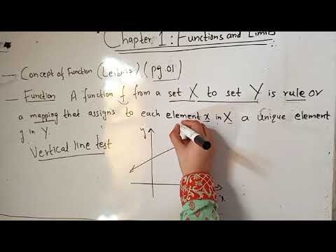 MATHS XII lecture # 01 Chapter # 01 functions and limits (introduction ...
