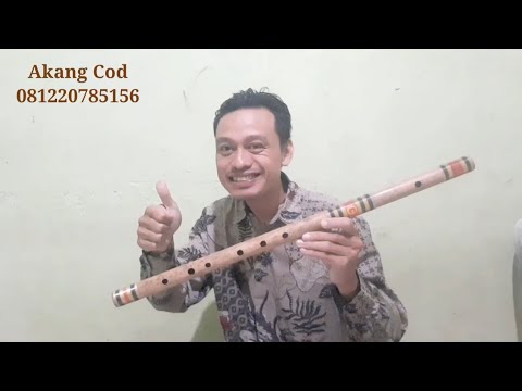 Tutorial suling menyesal Mansyur s - belajar suling Bambu - YouTube