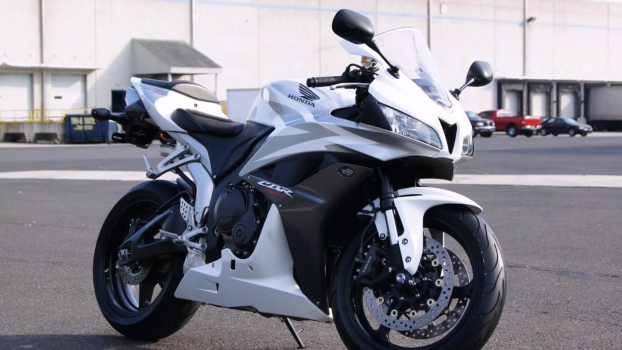 2007 Honda CBR600RR 6K WHITE - YouTube