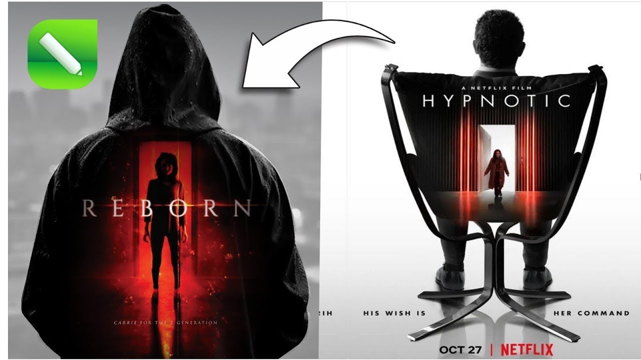 Movie Poster Design Tutorial - How to Create Double Exposure Effect in ...