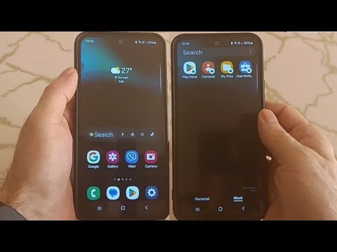 How to create second space in Samsung S22 | How to open second space in ...