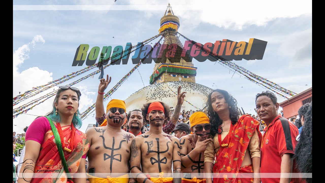Ropai Jatra Fesival at Boudha Stupa, 13th August 2022 ...