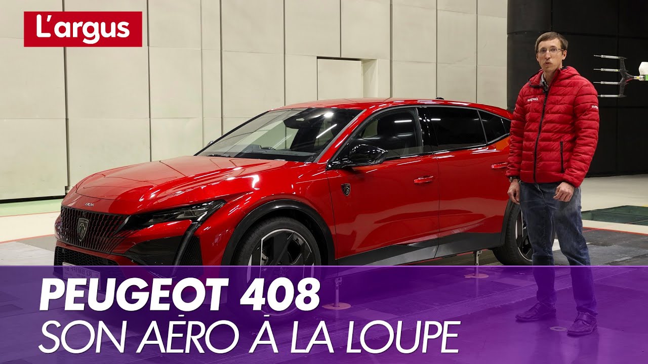 L'aérodynamique de la Peugeot 408 expliquée - YouTube