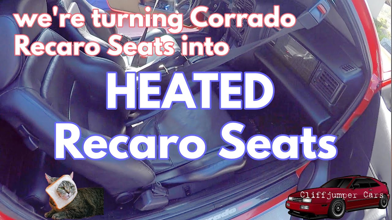 We're Installing Seat Heaters in Corrado Recaro Seats - YouTube