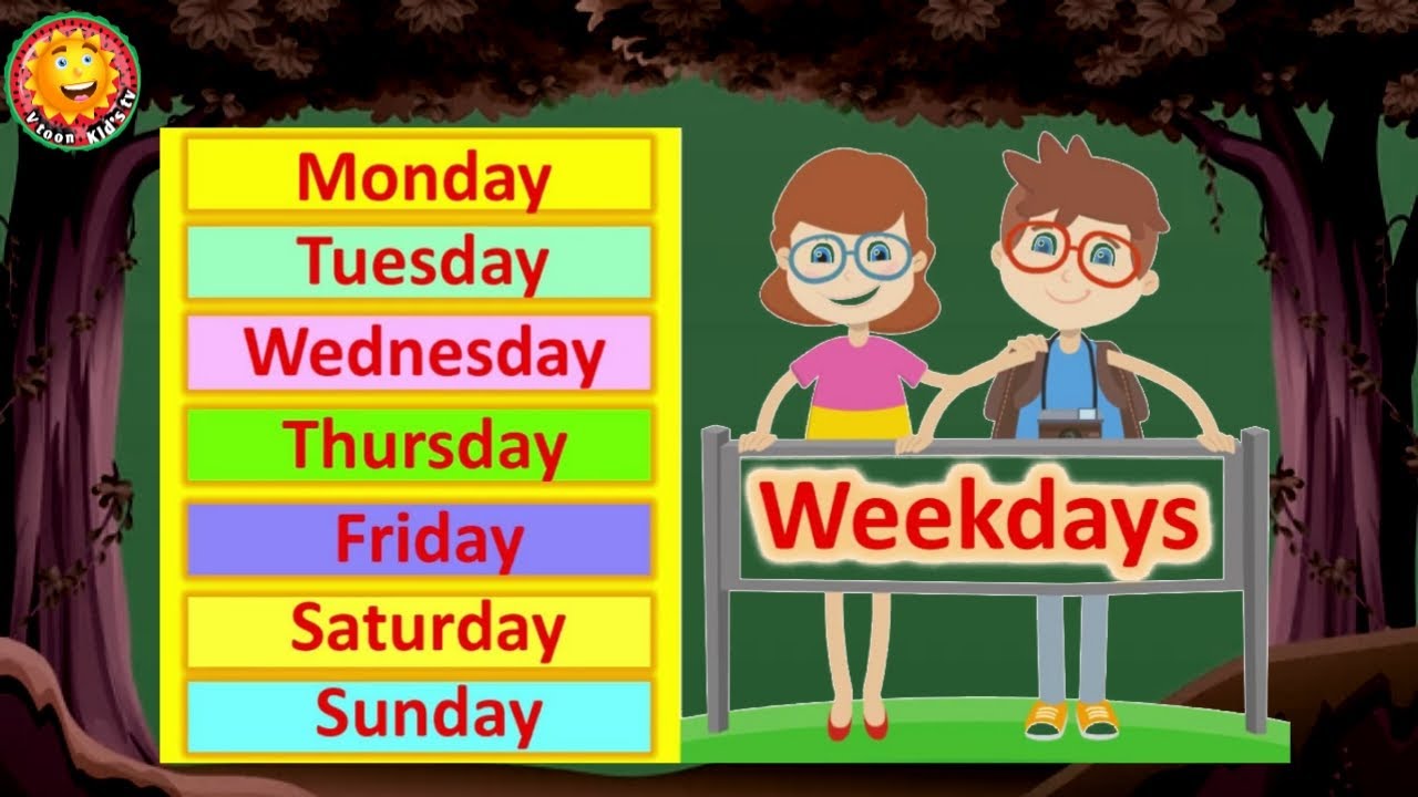 Sunday Monday! Weeks Name! Week of the day with spelling! सप्ताह के ...